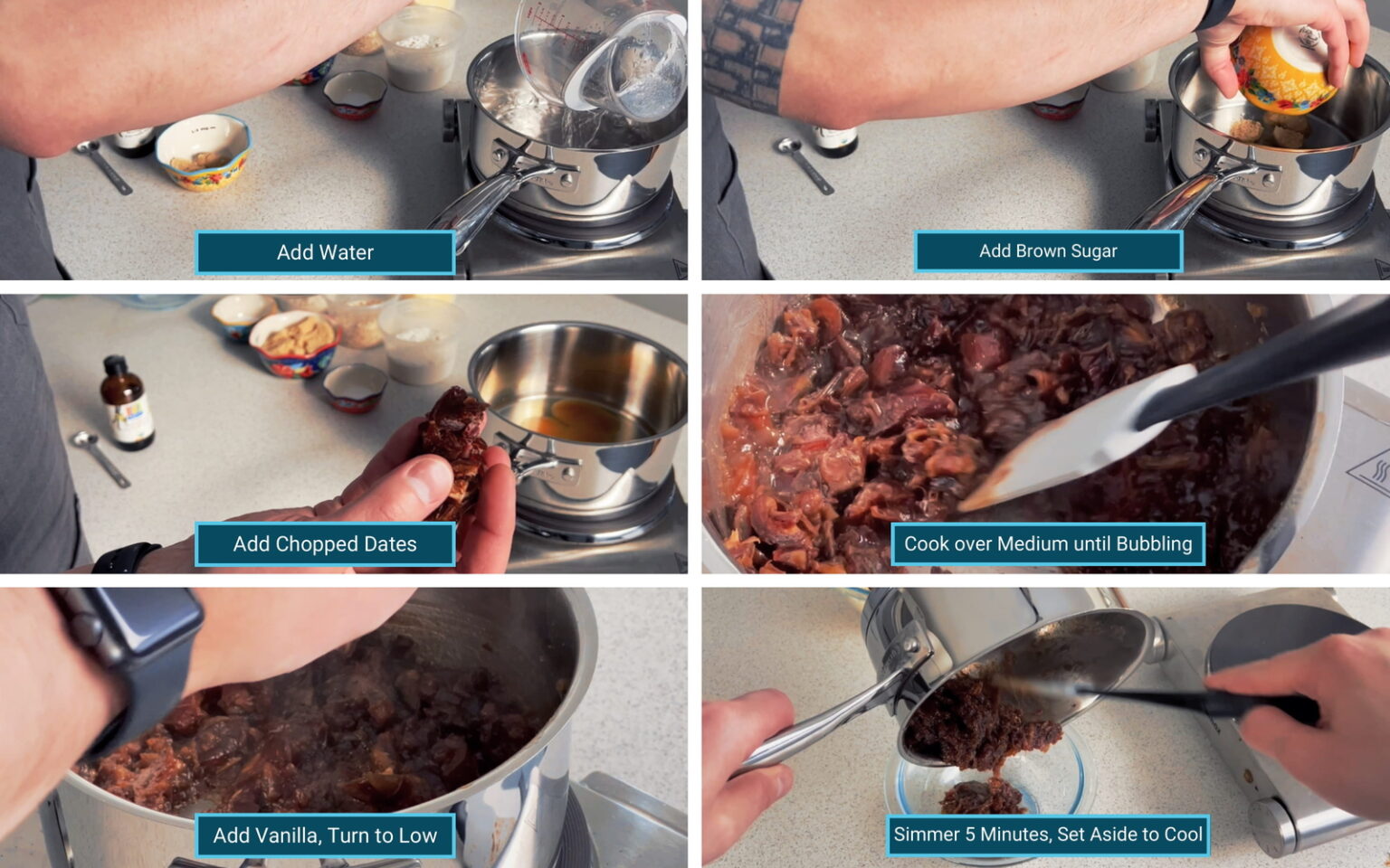 Quick, 10-Minute Prep Recipe for Date Squares - Mainely Flour