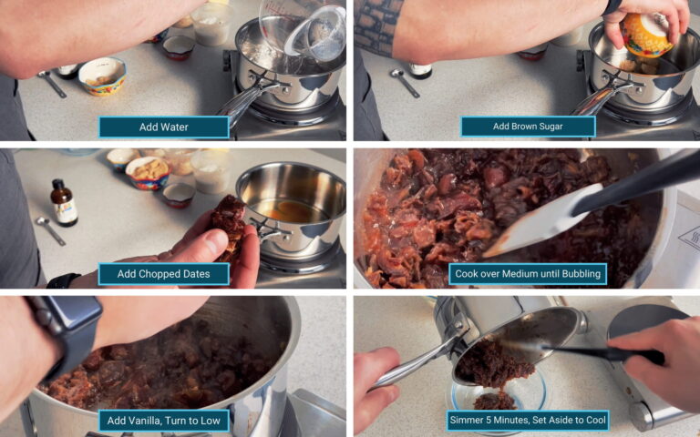 Quick, 10-Minute Prep Recipe for Date Squares - Mainely Flour